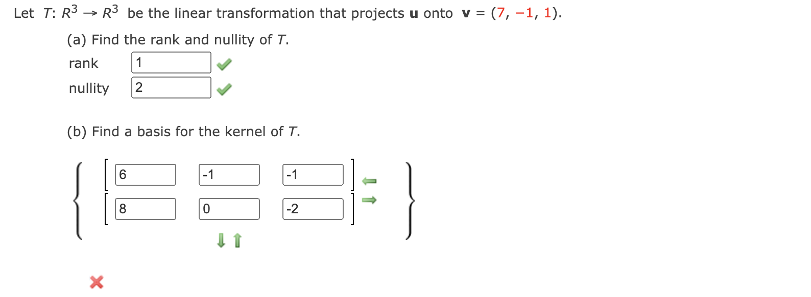 Solved Let T:R3→R3 ﻿be the linear transformation that | Chegg.com