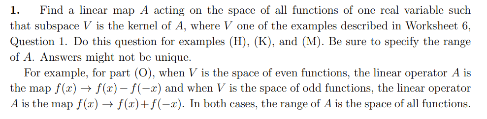 Solved (O) Even/odd functions of one real variable (H) | Chegg.com Solved (O) Even/odd functions of one real variable (H) | Chegg.com