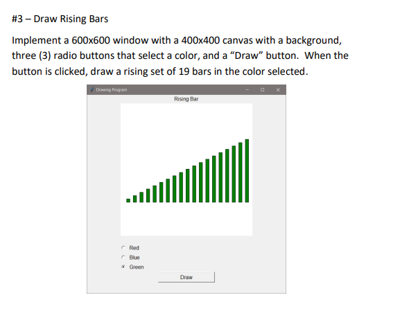 Solved Implement a 600x600 window with a 400x400 canvas with | Chegg.com