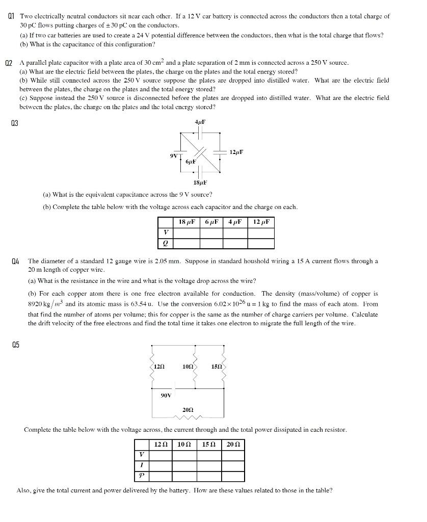 Solved Q1 Two electrically neutral conductors sit near each | Chegg.com