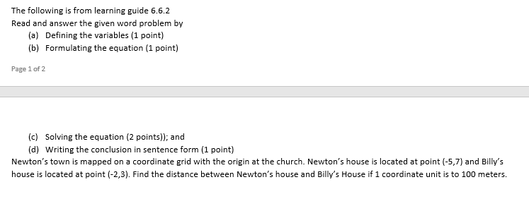 Solved The following is from learning guide 6.6.2 Read and | Chegg.com