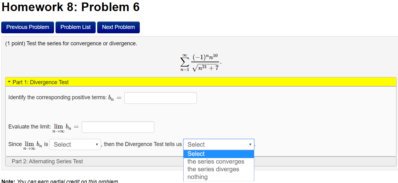 Solved Homework 8 Problem 6 Previous Problem Problem List 3610