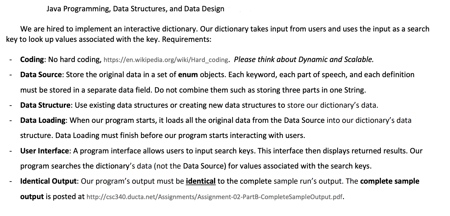 Solved Please Write This Program In Java And Use Enum 