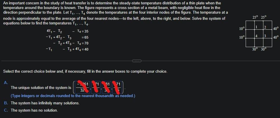Solved 25° 25° An important concern in the study of heat | Chegg.com