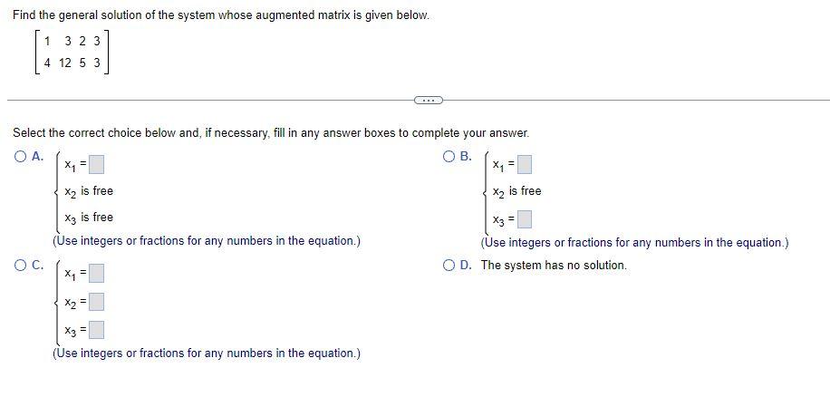 Solved Find the general solution of the system whose | Chegg.com