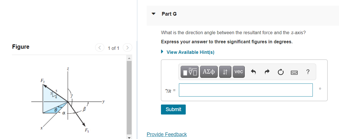 Solved 1 Review Learning Goal: To calculate a resultant | Chegg.com