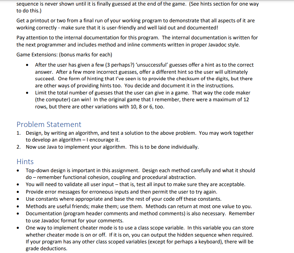 Preamble This is the final assignment for this | Chegg.com