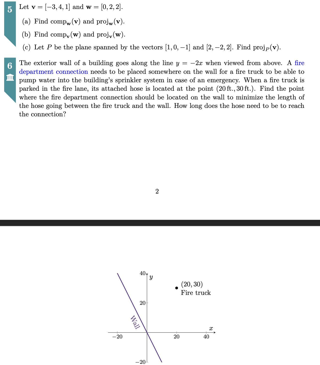Solved Let v=[−3,4,1] and w=[0,2,2] (a) Find compw(v) and | Chegg.com