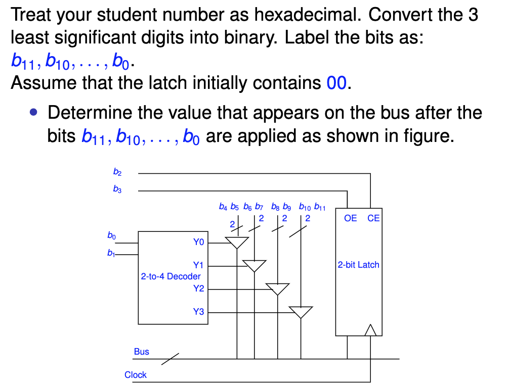 Solved Treat your student number as hexadecimal. Convert the | Chegg.com