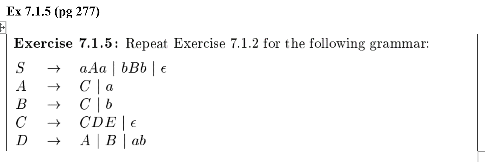 Solved Ex 7.1.5 (pg 277) Exercise 7.1.5: Repeat Exercise | Chegg.com