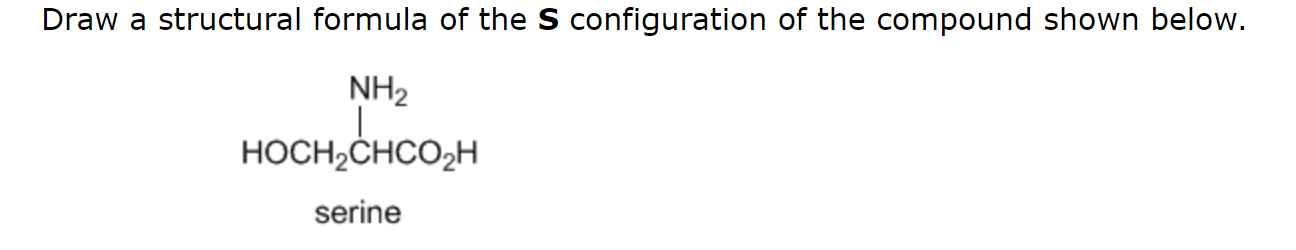 Solved Draw a structural formula of the RR configuration of | Chegg.com
