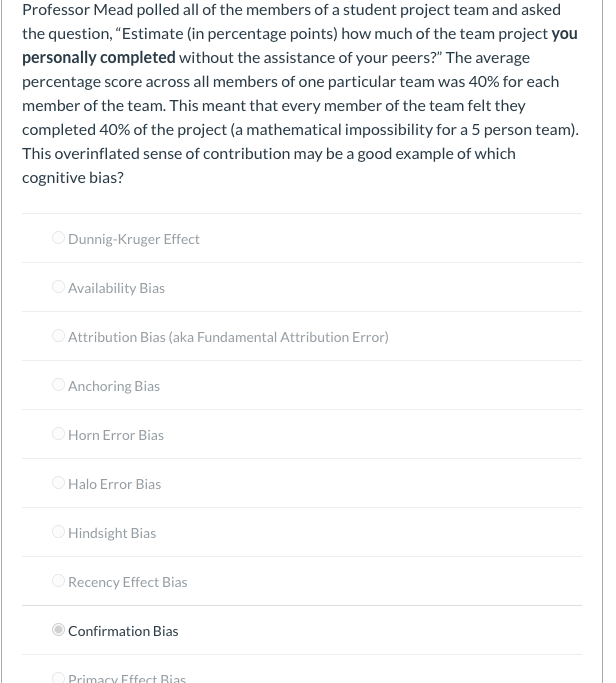 Solved Professor Mead polled all of the members of a student | Chegg.com