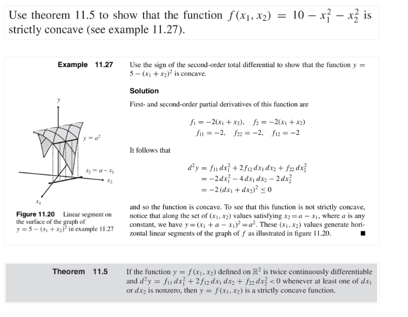 Solved Use theorem 11.5 to show that the function | Chegg.com