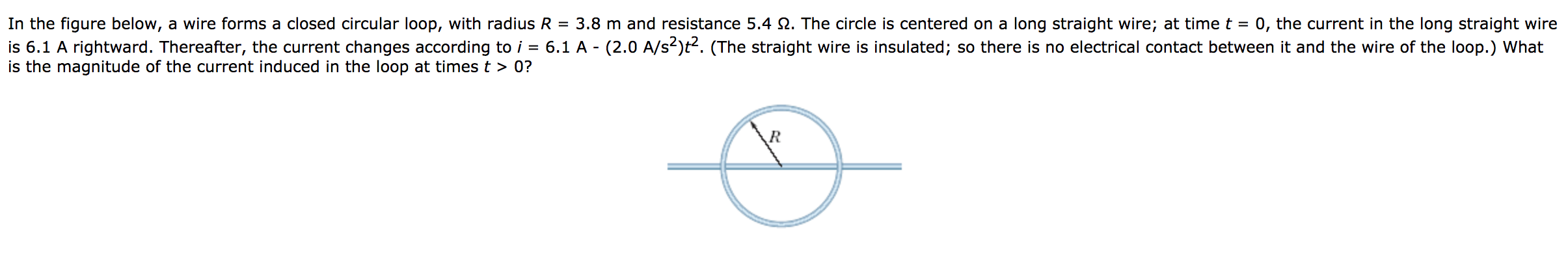 Solved In the figure below, a wire forms a closed circular | Chegg.com