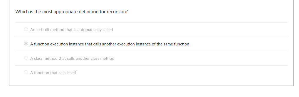 Solved Which is the most appropriate definition for | Chegg.com