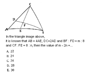 Solved In the triangle image above, it is known that | Chegg.com