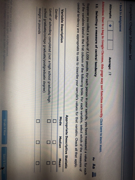 Solved Complete: Chapter 3 Problem Set