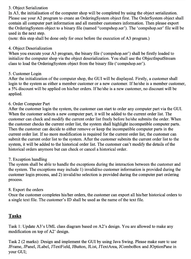 Objectives This assignment requires you to design and | Chegg.com