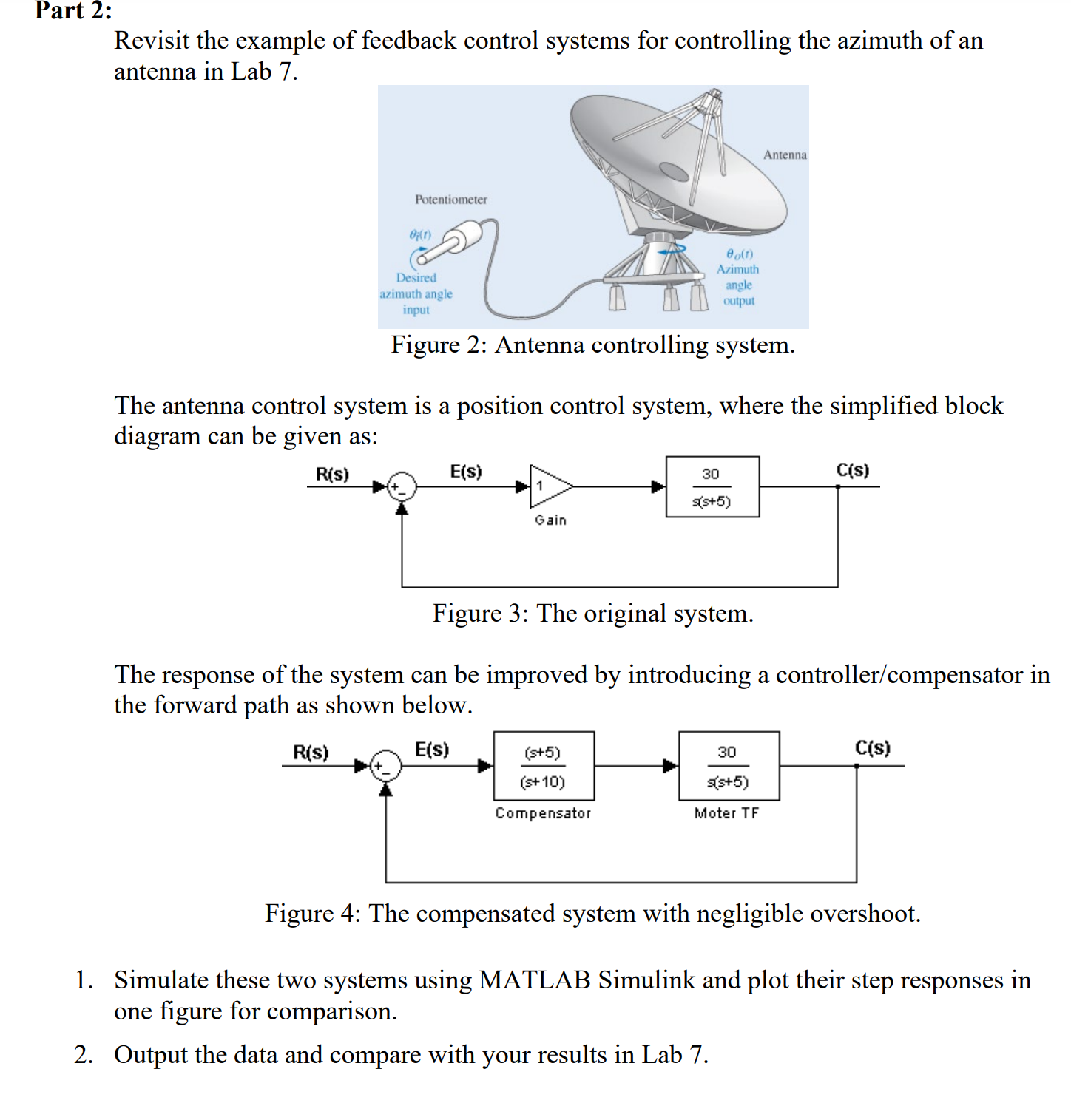 Solved please answer it as soon as possible. use simulink. | Chegg.com