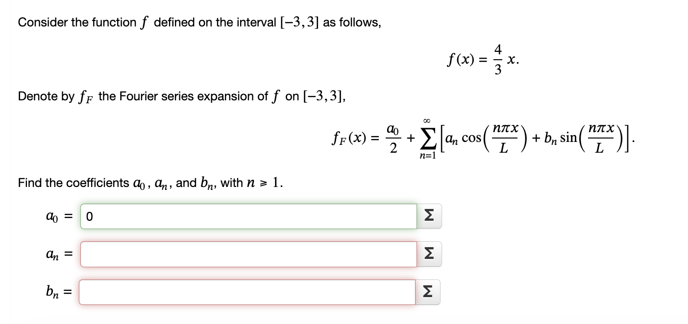 Solved Consider the function f ﻿defined on the interval -3,3 | Chegg.com
