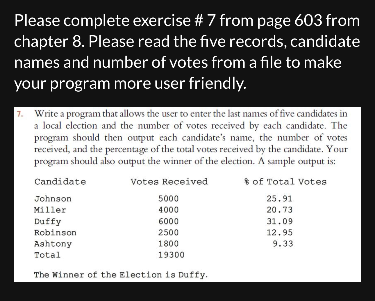 Solved C++ code to read the following data from a txt file | Chegg.com