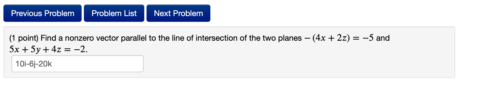 Solved Find a nonzero vector parallel to the line of | Chegg.com