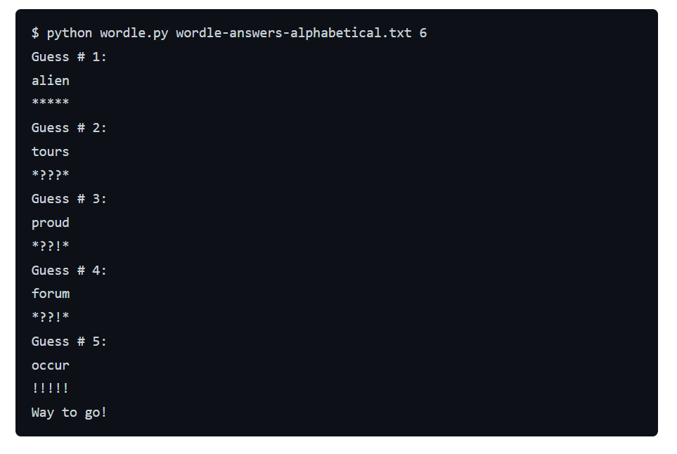 Solved Instructions The beloved word-guessing game WORDLE | Chegg.com
