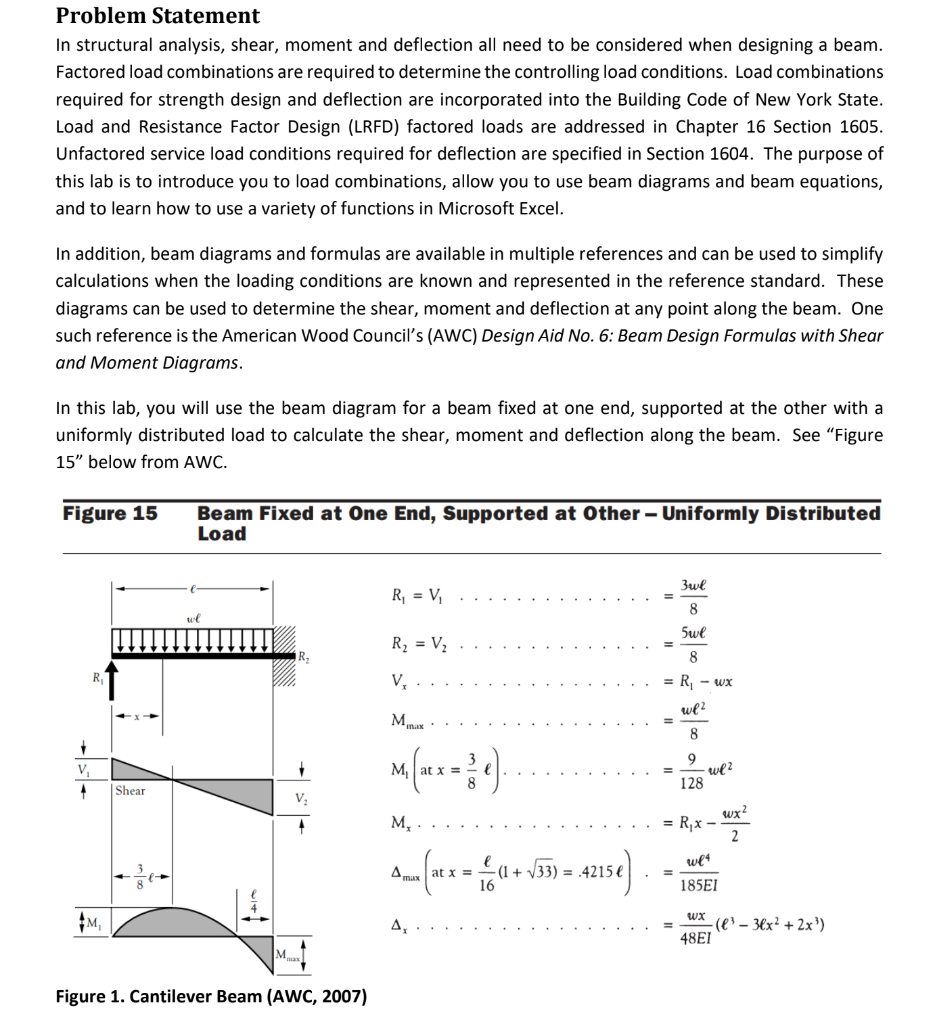 Solved Problem Statement In structural analysis, shear, | Chegg.com