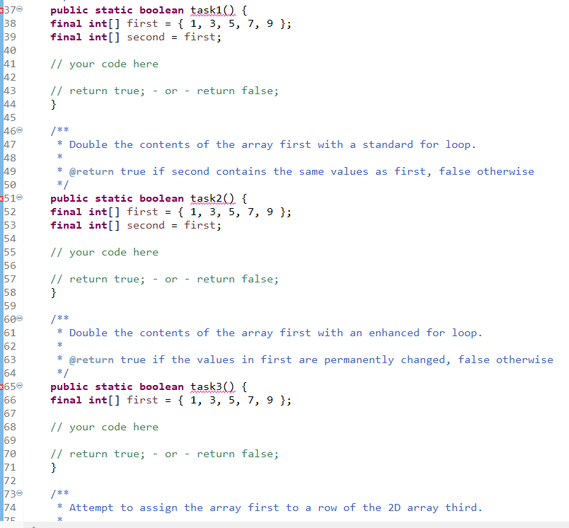 Solved 3. Change the values of first by multiplying every | Chegg.com