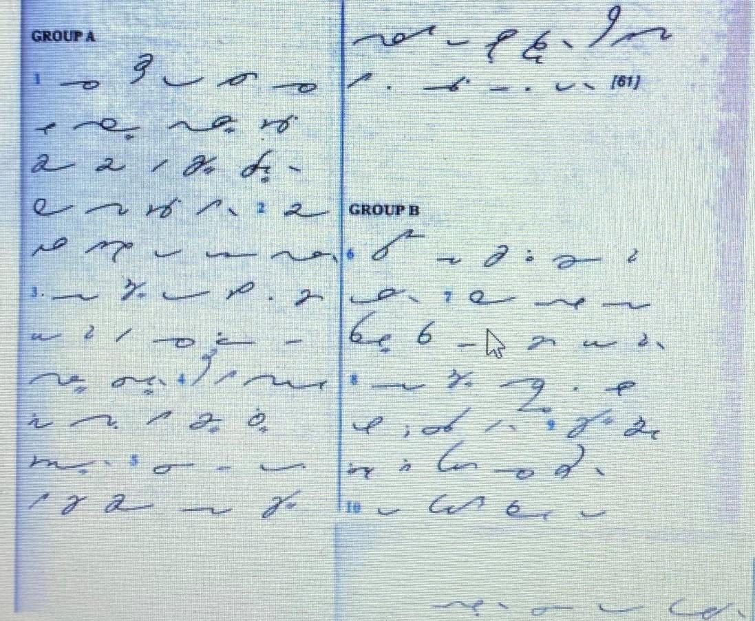 Shorthand translation to English | Chegg.com