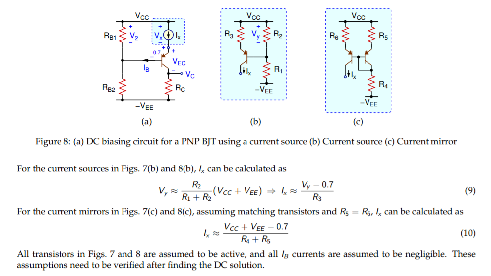 Solved 2.3 BJT DC Biasing - Current Source An alternative | Chegg.com