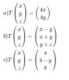 Solved For each of the following transformations, check | Chegg.com