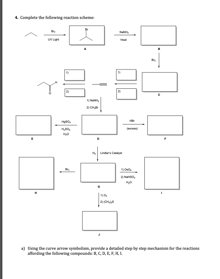 Solved Complete the following reaction | Chegg.com