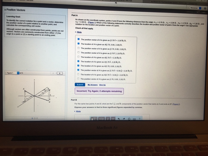 Solved Part A Learning Goal As shown on the coordinate | Chegg.com