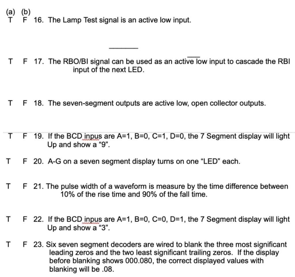 Solved BCD Input Code D C B A RBI RBI RBO / BI RBO / BI LT | Chegg.com