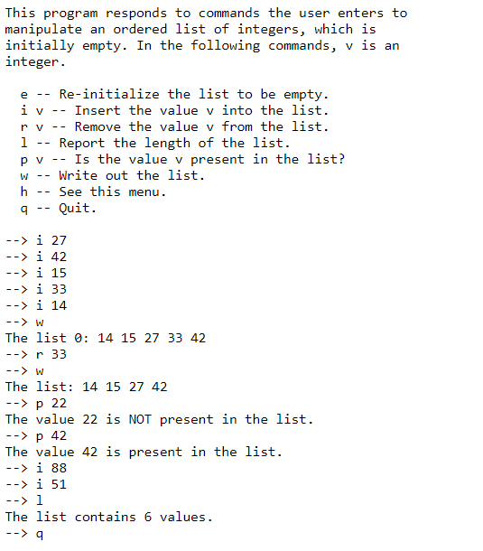 TITLE IMPLEMENTING AN ORDERED LIST WITH A BINARY | Chegg.com