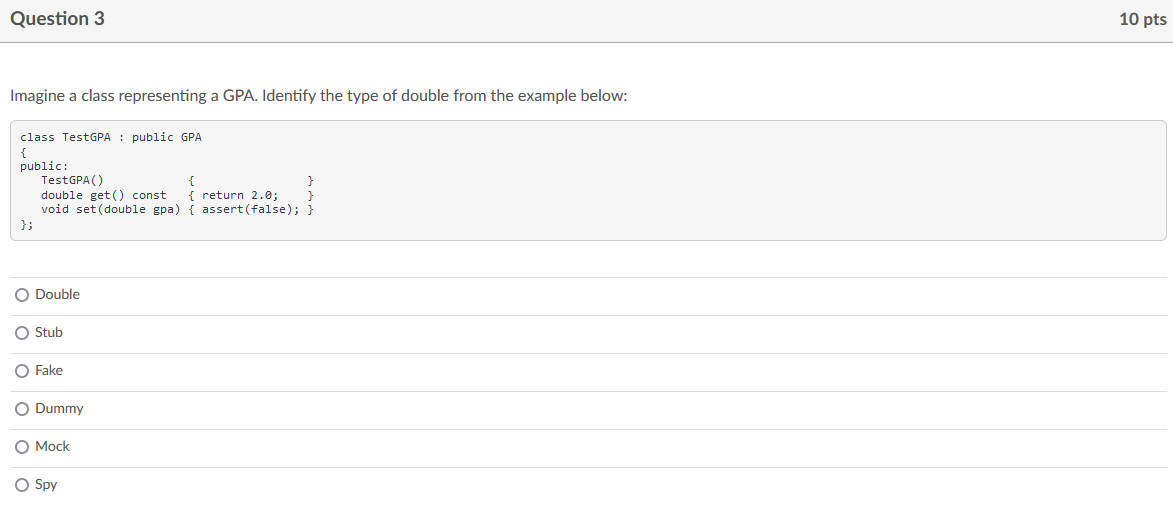 Solved For each of the following scenarios, identify the | Chegg.com