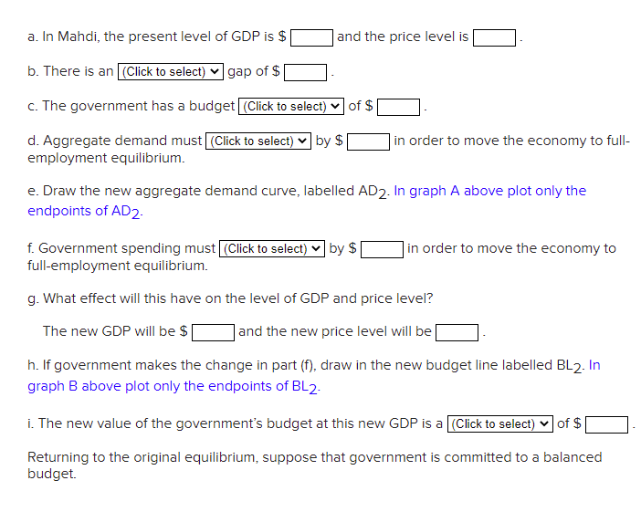 Solved The figure below shows the aggregate demand, supply, | Chegg.com