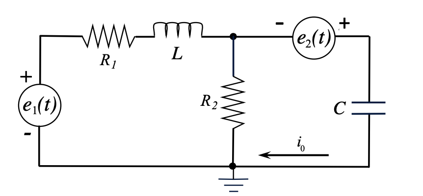 Solved Derive the state-space model for the electric circuit | Chegg.com