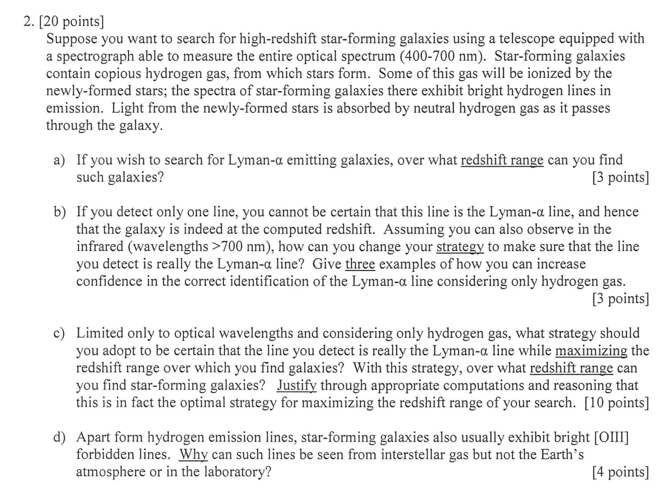 Solved 2. [20 points] Suppose you want to search for | Chegg.com