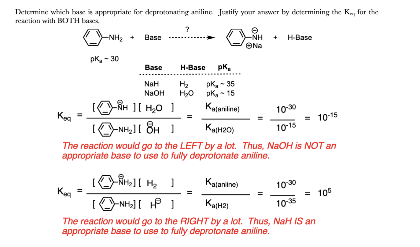 Solved Determine which base is appropriate for deprotonating | Chegg.com