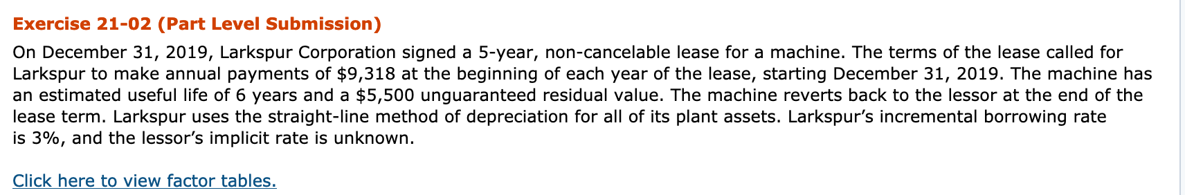 Solved Exercise 21-02 (Part Level Submission) On December | Chegg.com