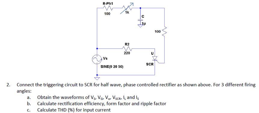 Simulate the above circuit in LTspice and find the | Chegg.com