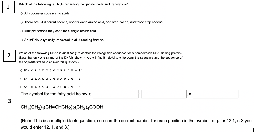Solved 1 Which of the following is TRUE regarding the | Chegg.com