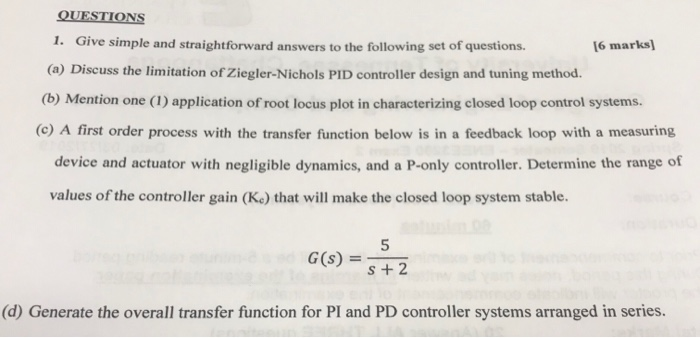 Solved QUESTIONS 1. Give simple and straightforward answers | Chegg.com