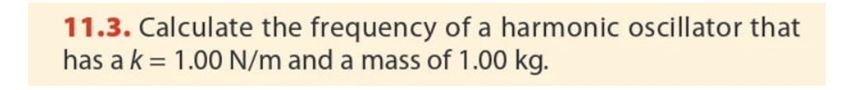 Solved 11.3. Calculate the frequency of a harmonic | Chegg.com
