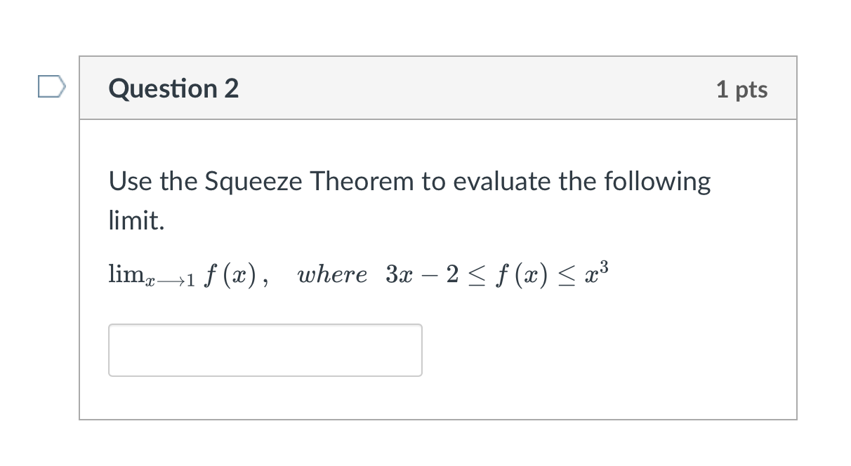 Solved Use the Squeeze Theorem to evaluate the following | Chegg.com