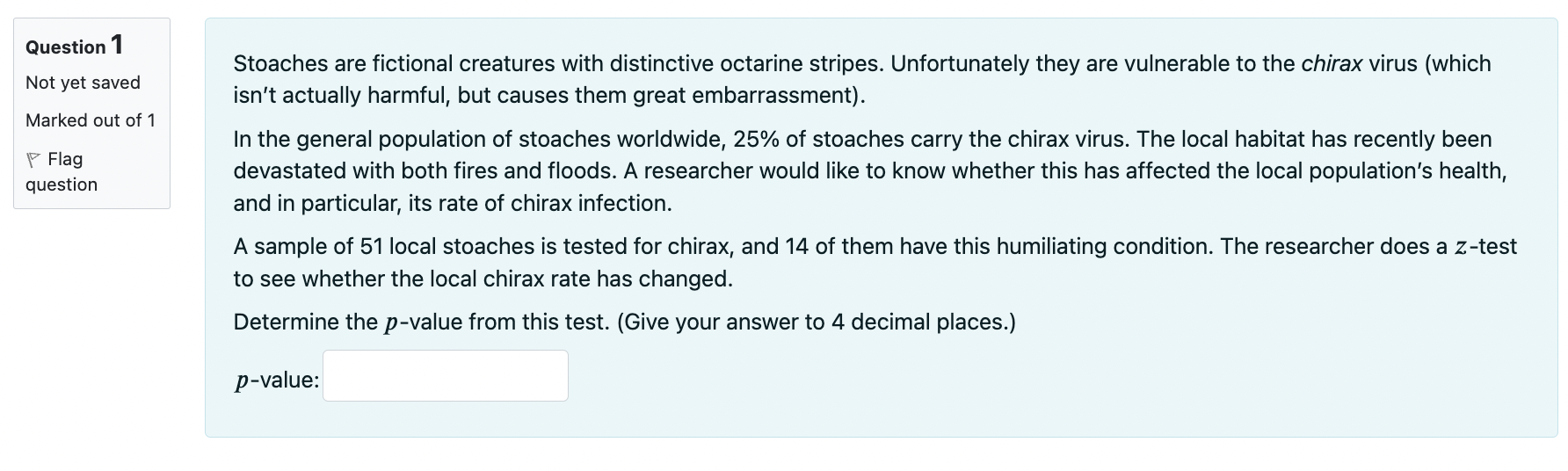 Solved Stoaches are fictional creatures with distinctive | Chegg.com