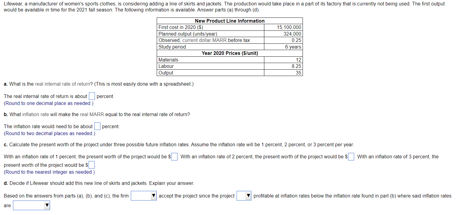 Solved In the section d, the first options are "should" or | Chegg.com