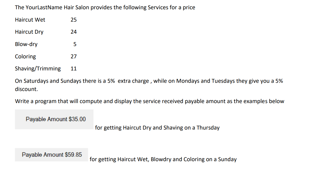 Solved Create/write a program code in visual basic 2017 in | Chegg.com
